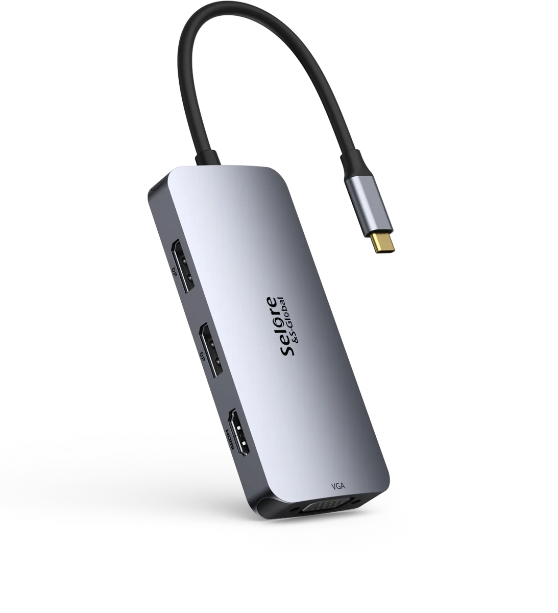 Selore Docking Station Dual Displayport Multi Monitors Adapter