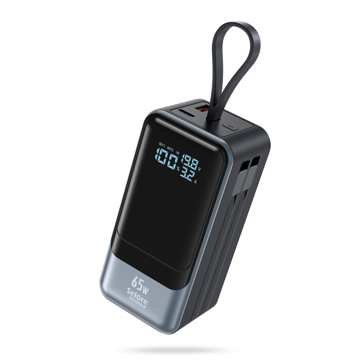 Selore 65W Portable Power Bank Quickly Charges Laptops and Mobile Devi