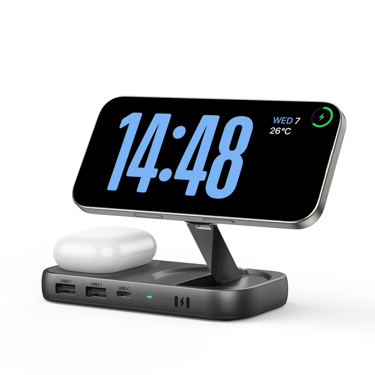 Selore 8 in 1 USB C Hub with Wireless Charging for MacBook
