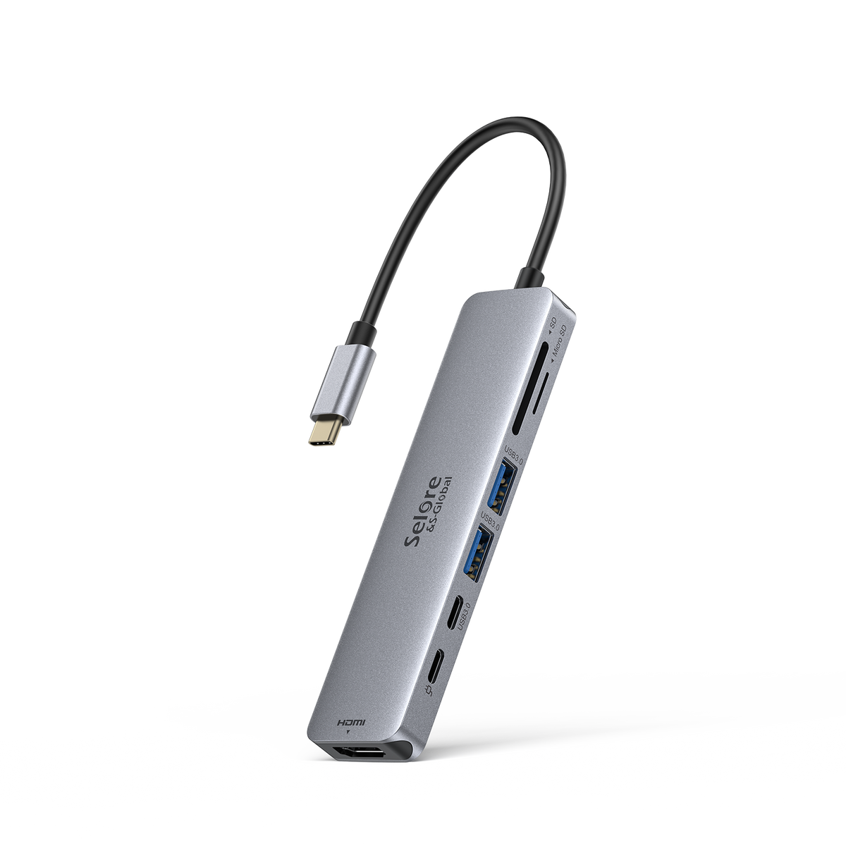 Selore 14-in-1 USB C Docking Station with 2 HDMI, USB C Hub Multiport